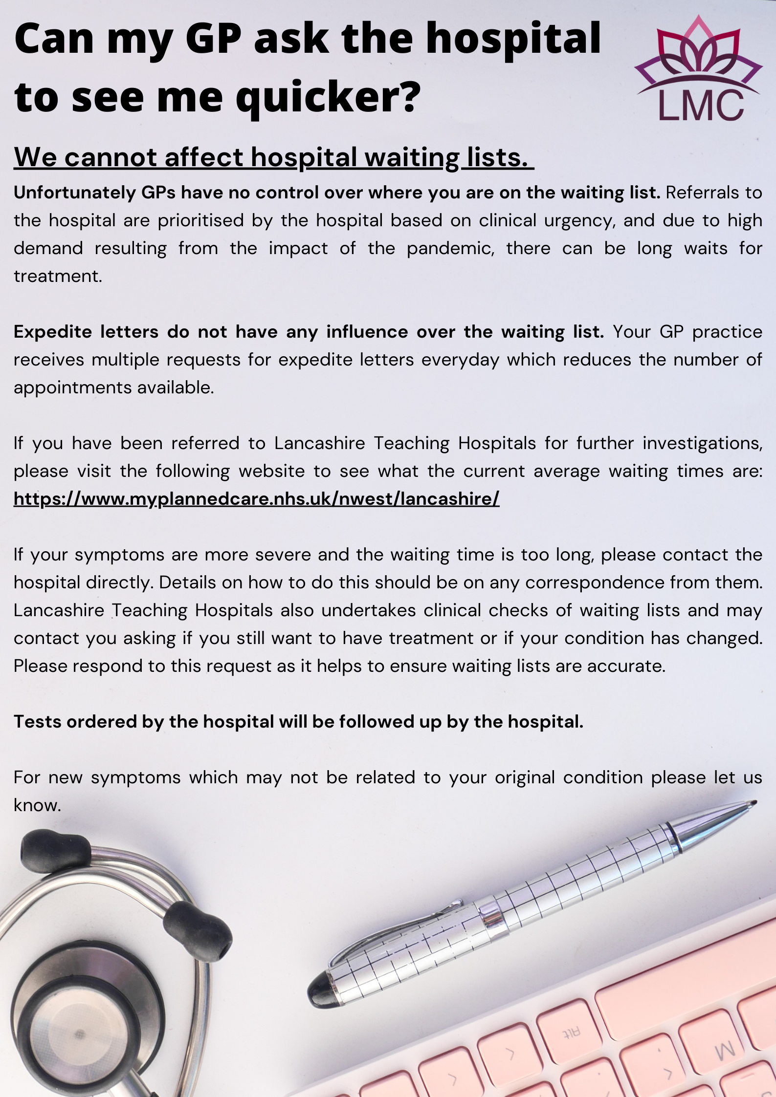 Patient Communication Resources for GP Practices | Lancashire & Cumbria ...